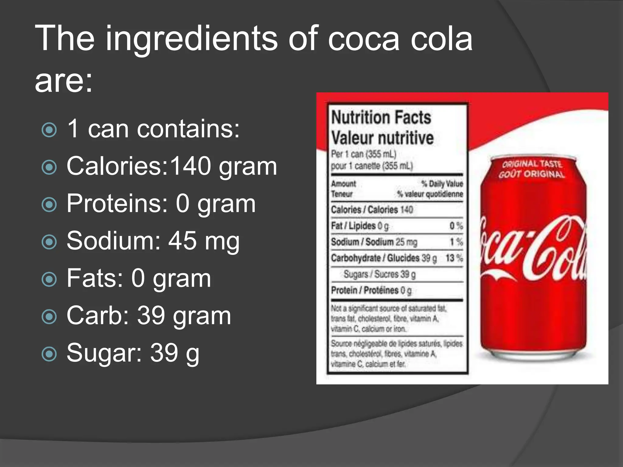 cocacola and other carbonated drinks and benefits | PPTX