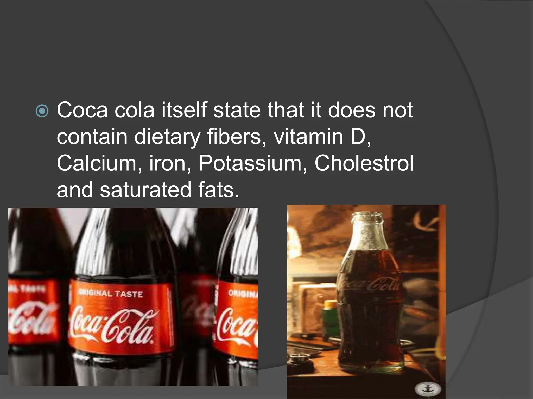 cocacola and other carbonated drinks and benefits | PPTX | Nutrition | Healthy Living