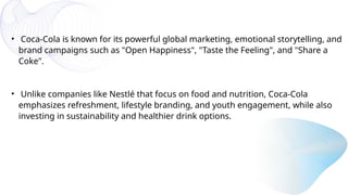 COCA COLA marketing strategy and understanding coca cola | PPT