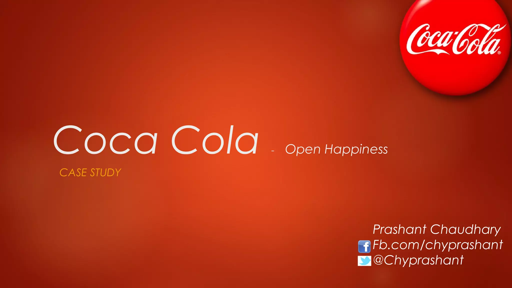 Coca Cola-Case Study | PPT