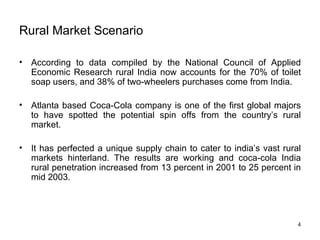 Coca-Cola in Rural India | PPT