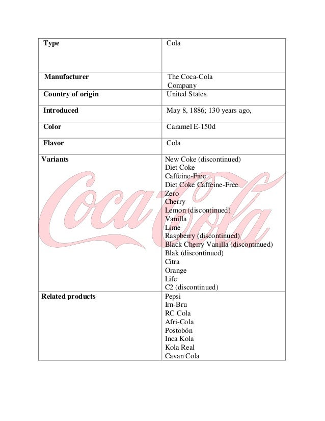 Strategic Management of Coca Cola Company | PDF