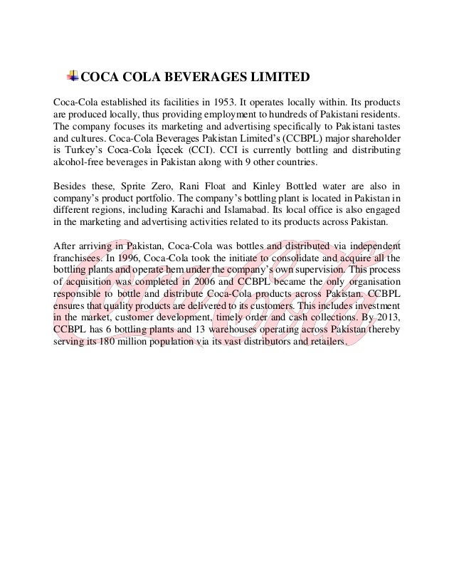 Strategic Management of Coca Cola Company | PDF