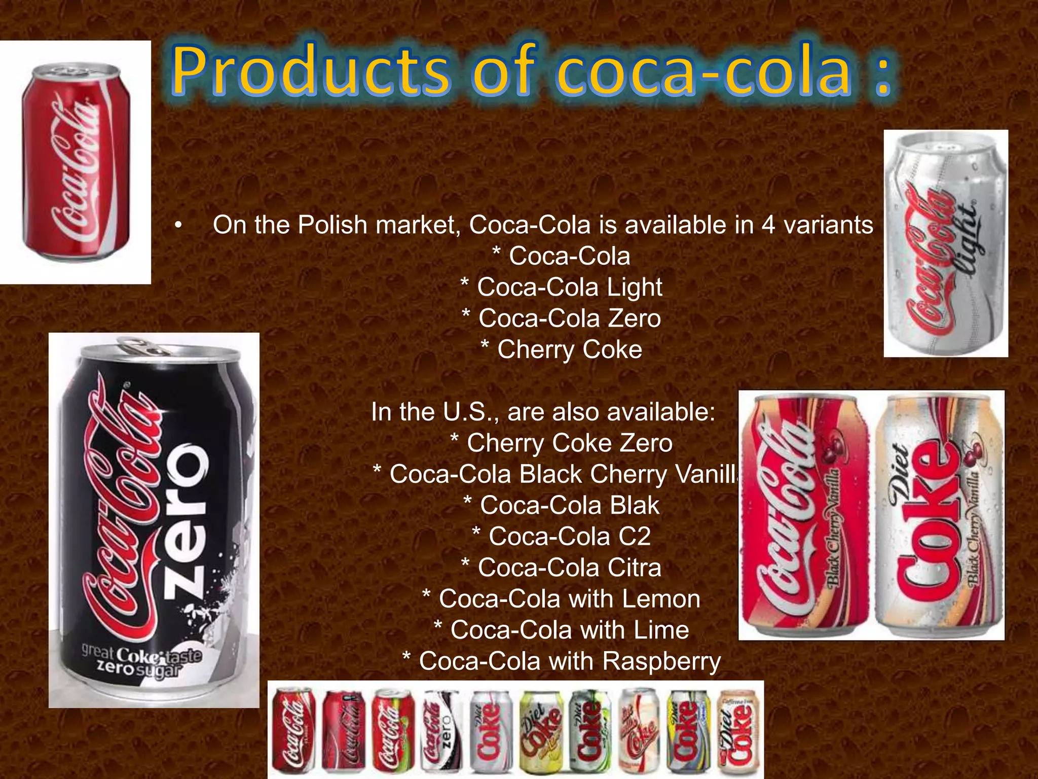 The story of Coca Cola - Creative Science | PPTX