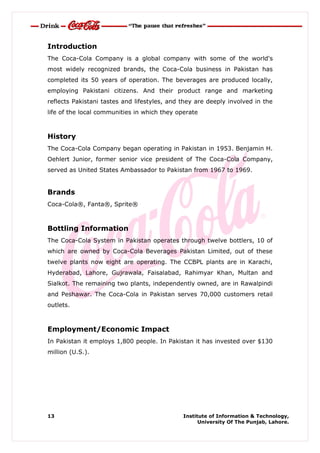 Coca cola | PDF