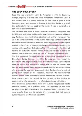 Coca cola | PDF