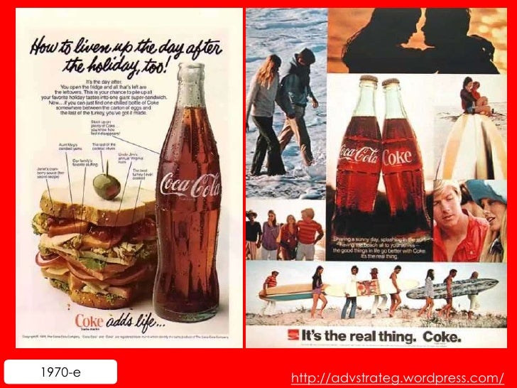 Coca cola adv vintage