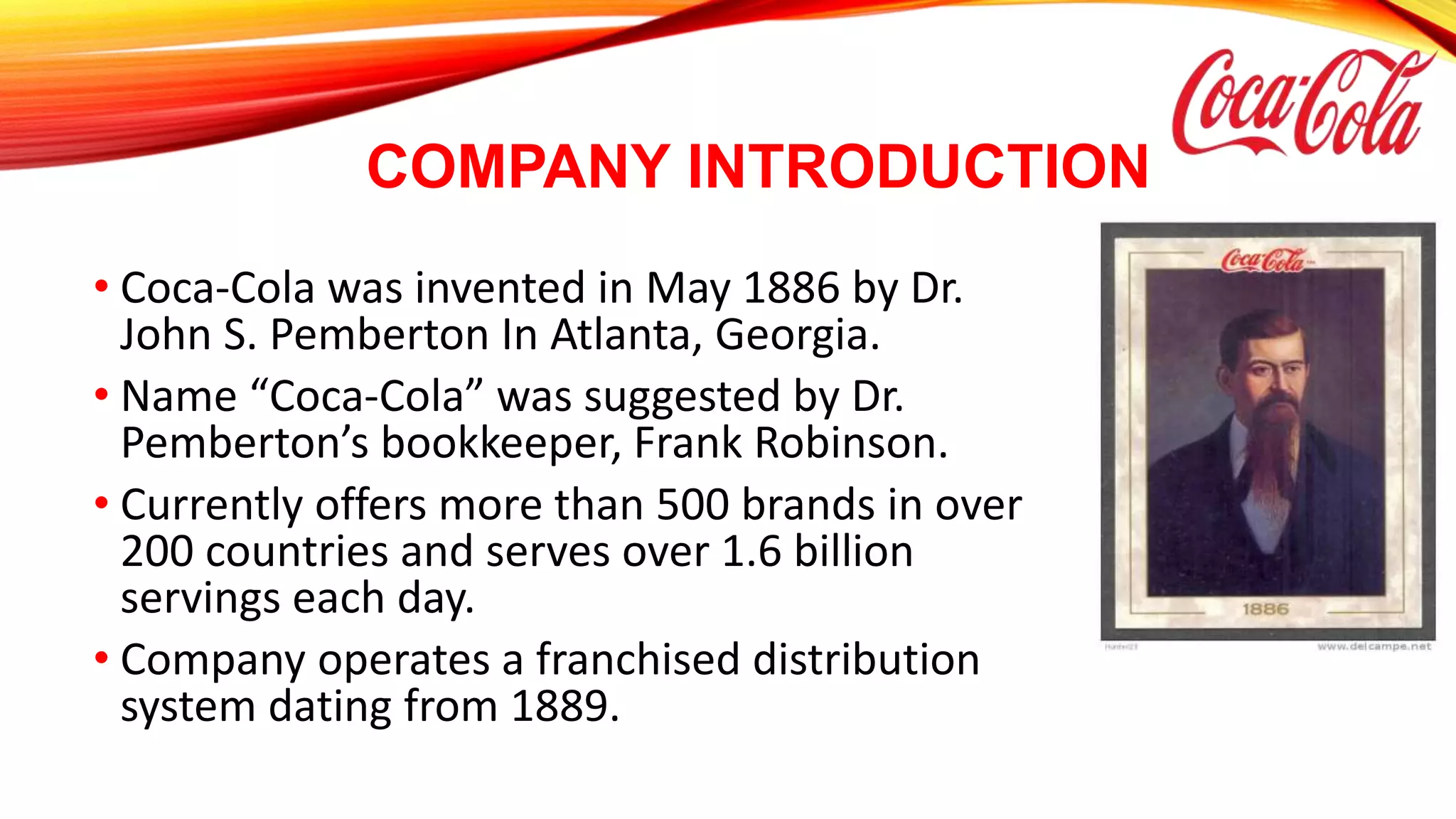 Coca cola and its brands | PPTX