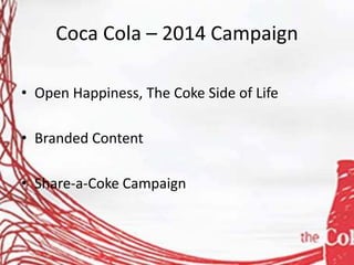 Coca Cola Brand Positioning and Differentiation | PPTX