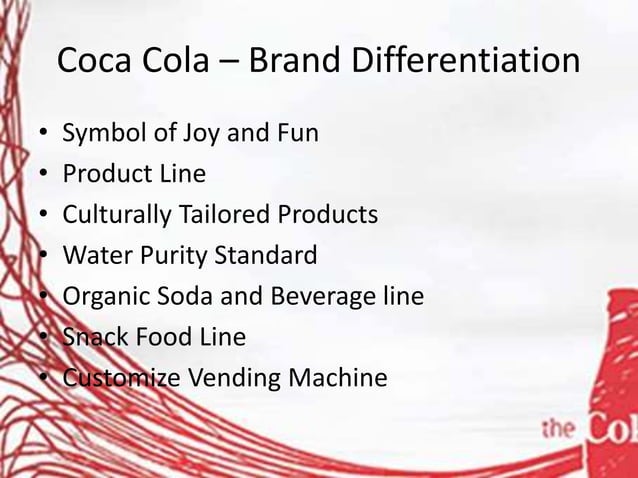 Coca Cola Brand Positioning and Differentiation | PPTX