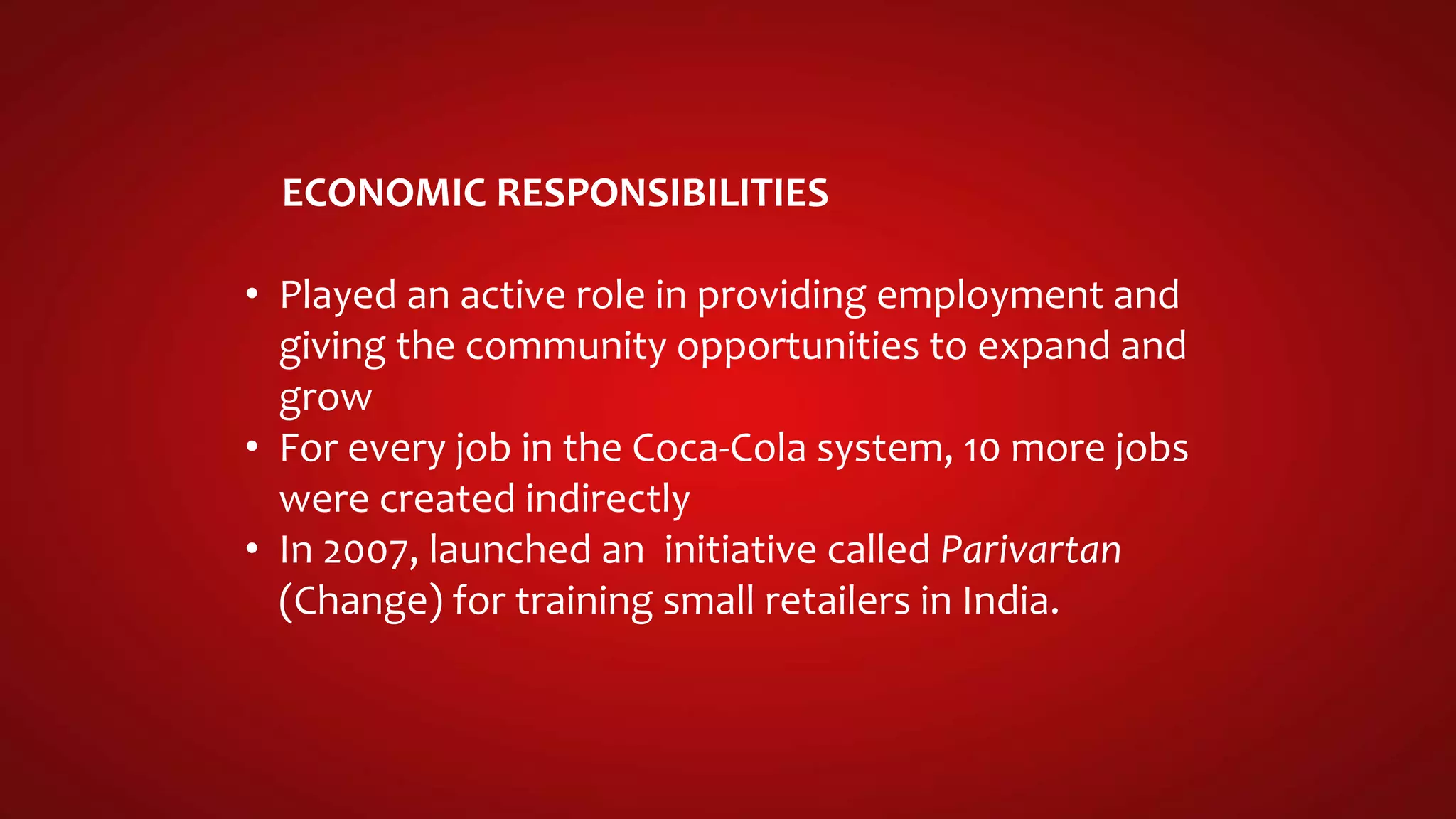 Coca cola csr | PPTX