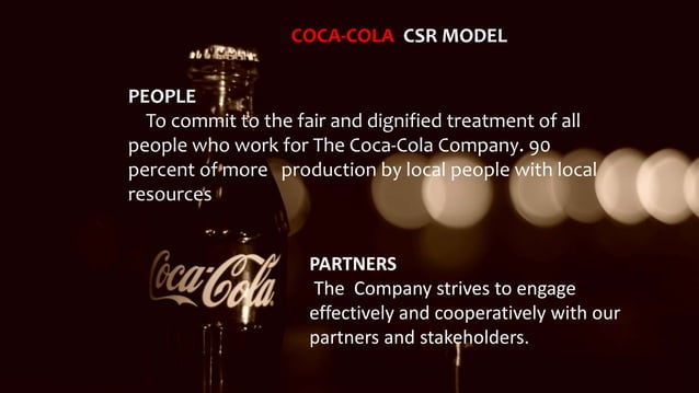 Coca cola csr | PPTX