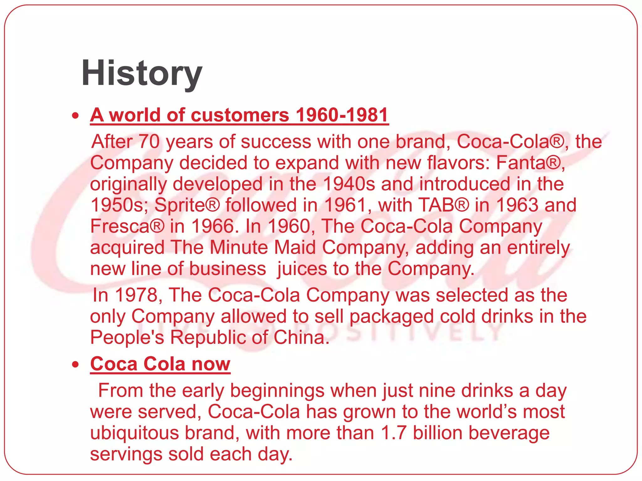 Coca cola e commerce | PPTX