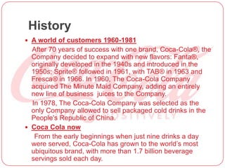 Coca cola e commerce | PPTX