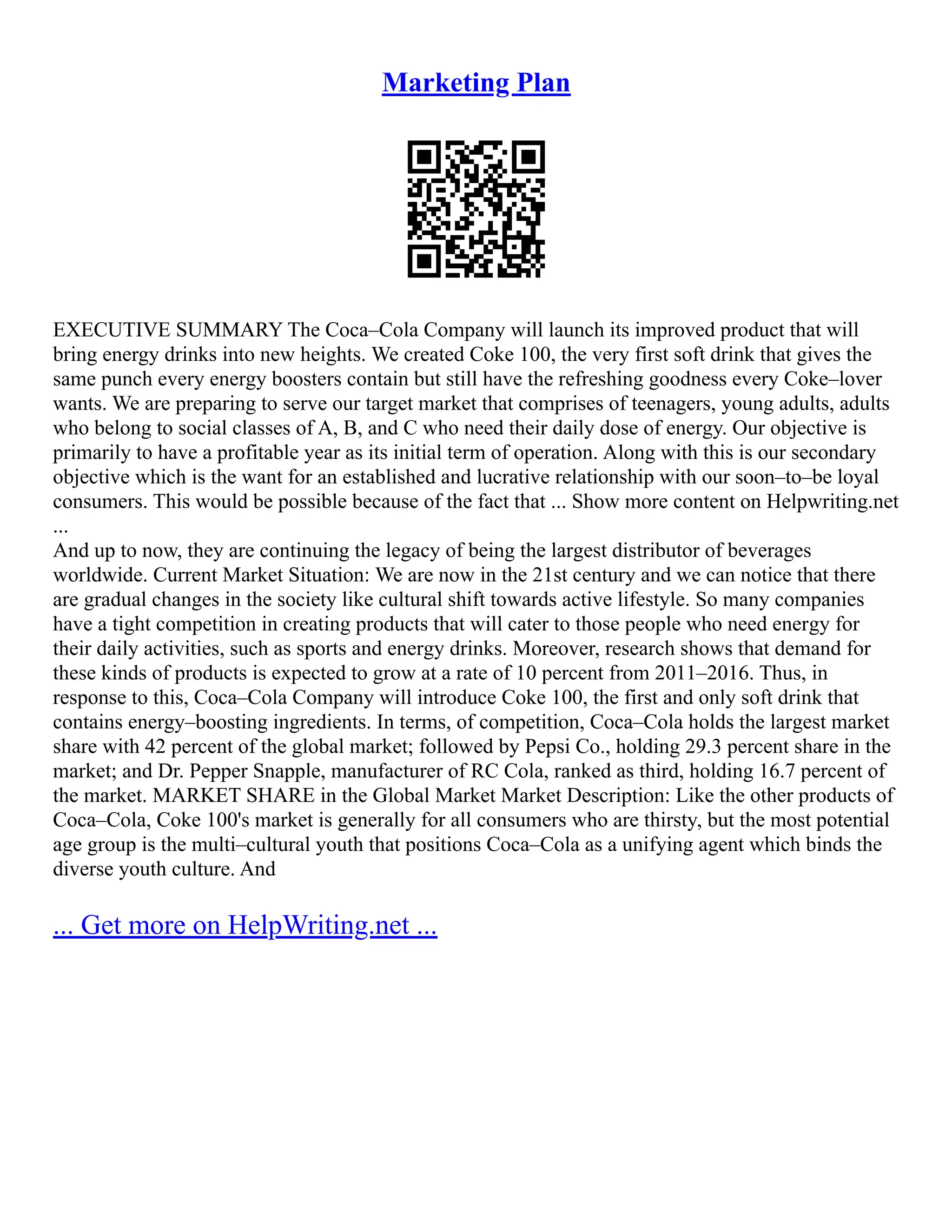 Coca Cola Income Statement | PDF