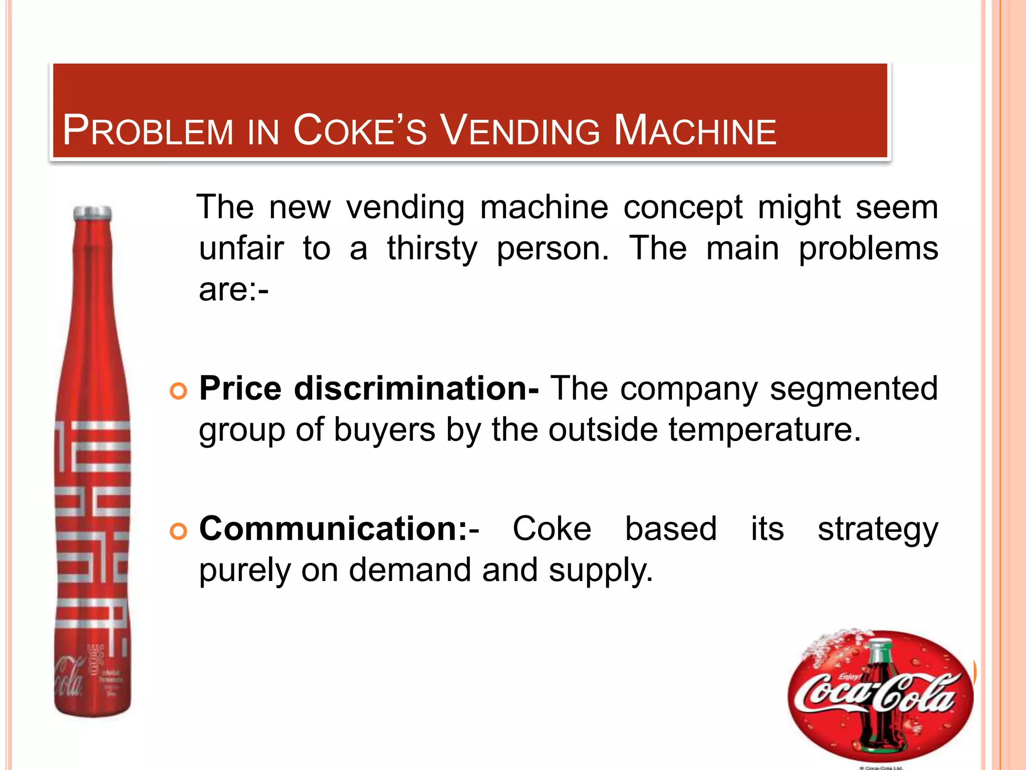 Coca cola new vending machine | PPTX