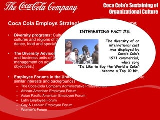 Coca Cola Organizational Culture | PPTX
