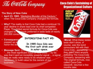 Coca Cola Organizational Culture | PPTX