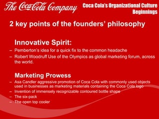 Coca Cola Organizational Culture | PPTX