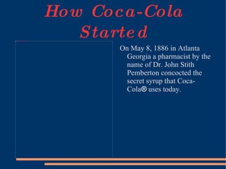 Coca Cola Powerpoint | ODP