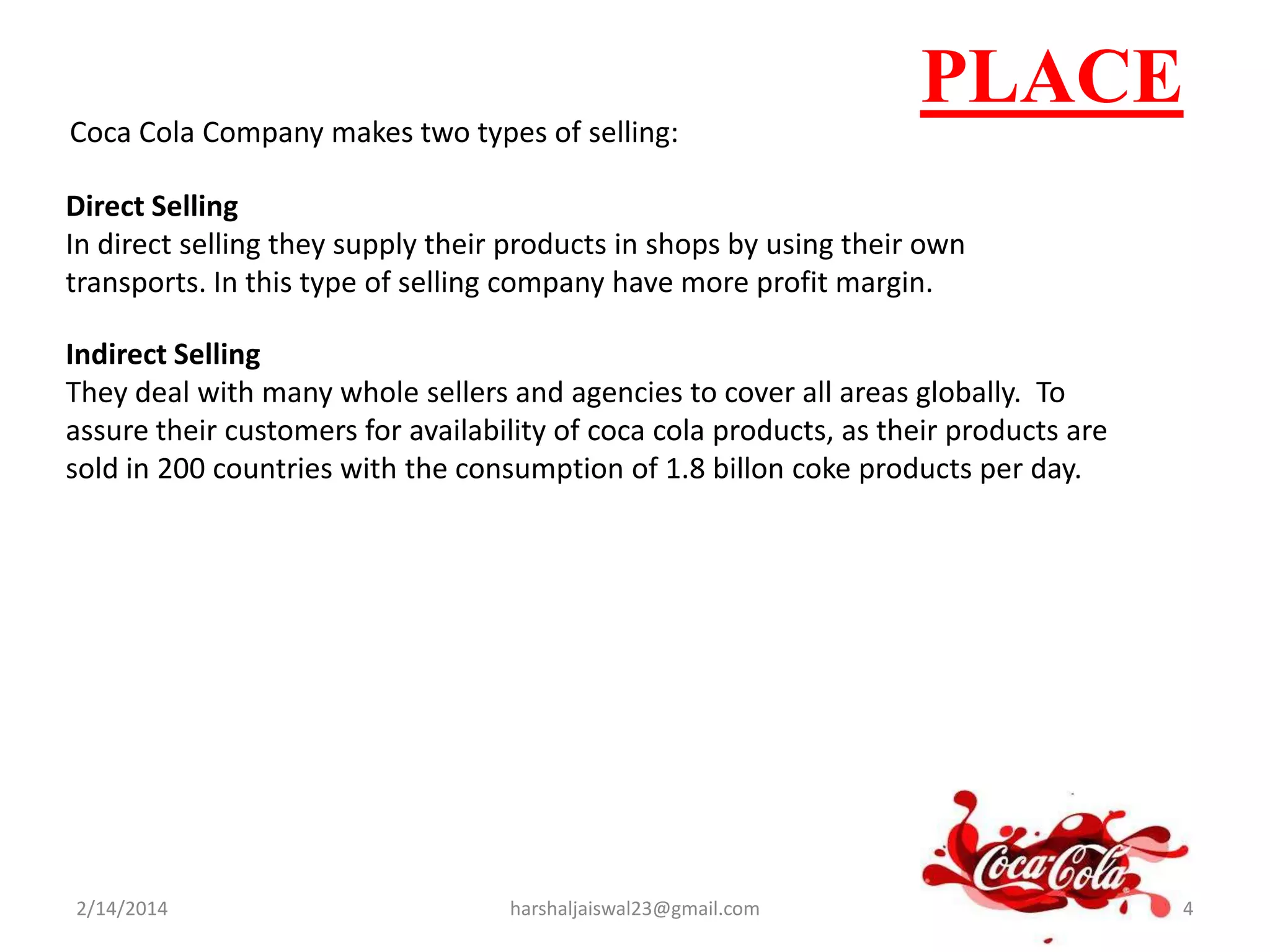 7 P's of marketing (Coca cola) | PPTX