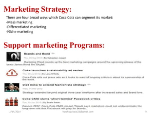 7 P's of marketing (Coca cola) | PPTX