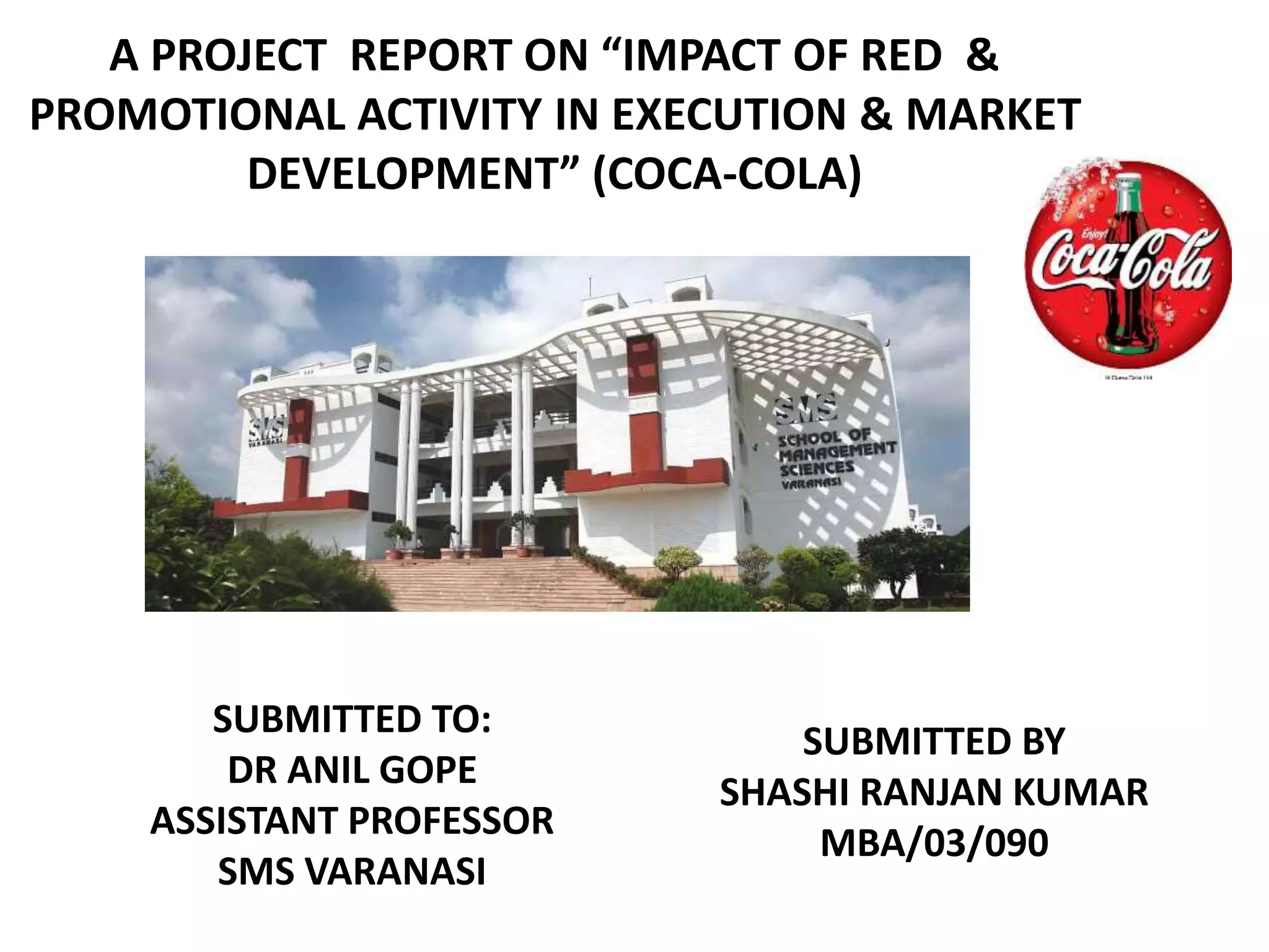 Coca cola ppt by Shashi Saivi | PPTX