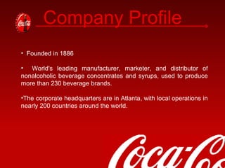 Coca cola presentation | PPT