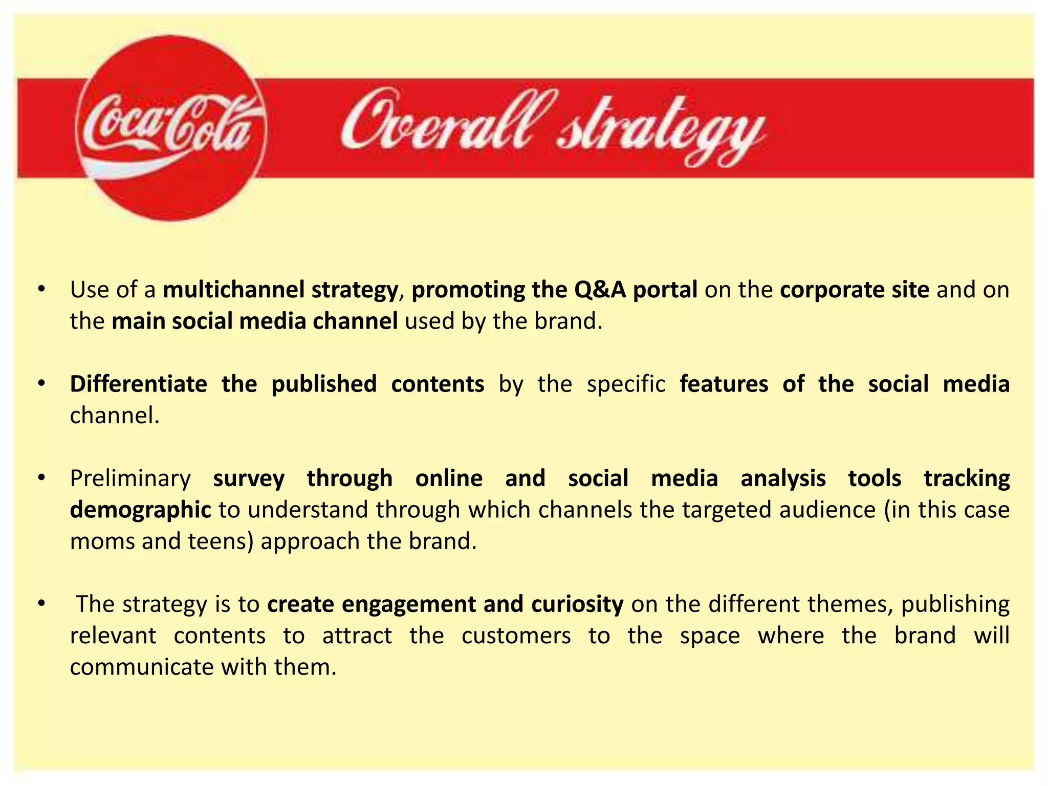 Social Media Marketing with Coca-Cola | PPTX