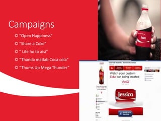 Coca cola presentation | PPTX