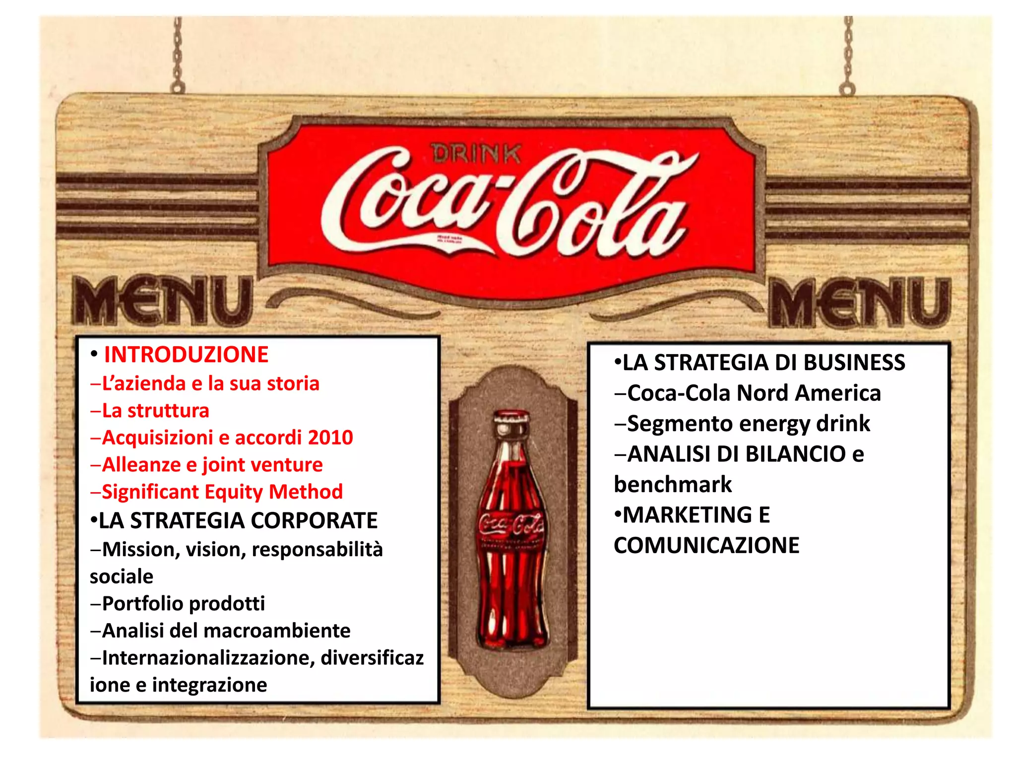 Coca Cola Company Corporate Strategy Analysis And Marketing | PPTX