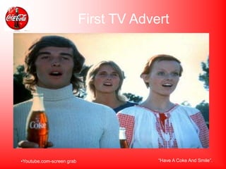 Unit 1 Research: Coca Cola brand history | PPTX