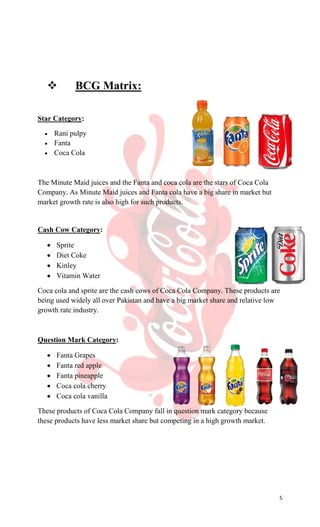 Coca cola project | PDF