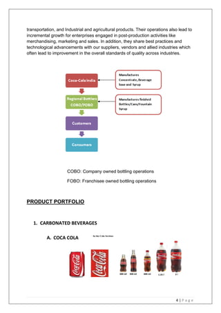 Coca cola sales and distribution | PDF