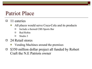 Coca Cola Sponsorship | PPT