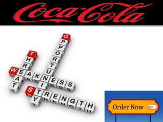 Coca cola swot analysis | PPTX