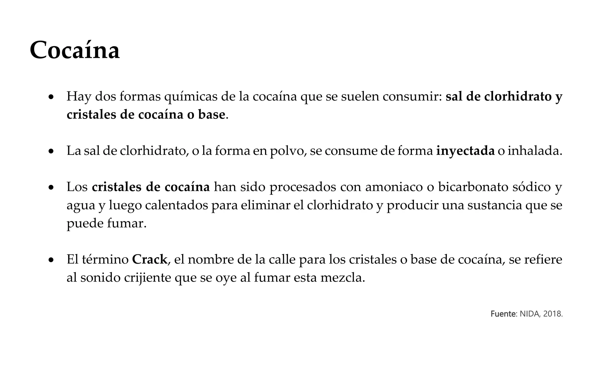 Cocainna droga estimulante que es adictiva | PPT