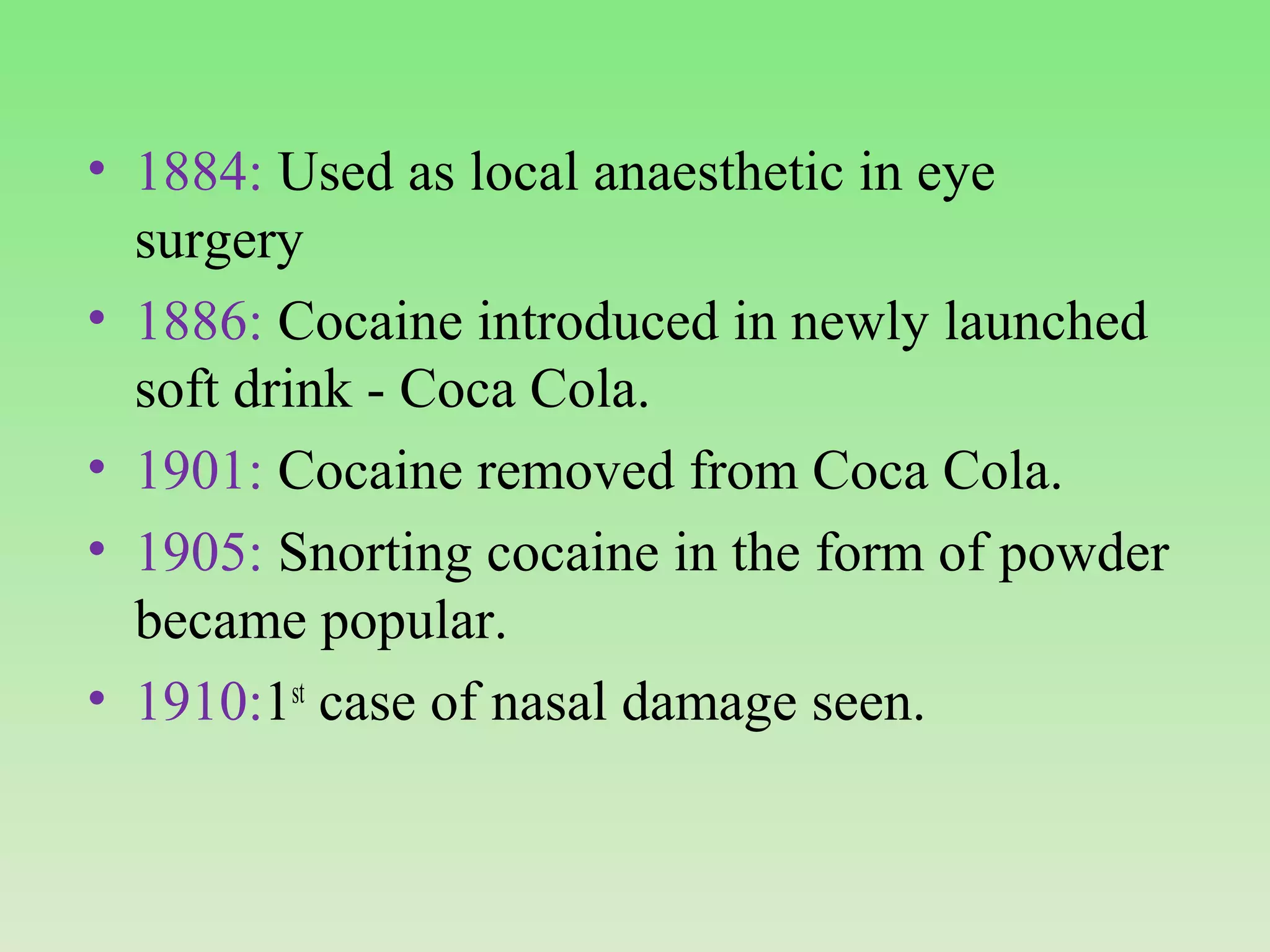 Cocaine poisoning | PPT