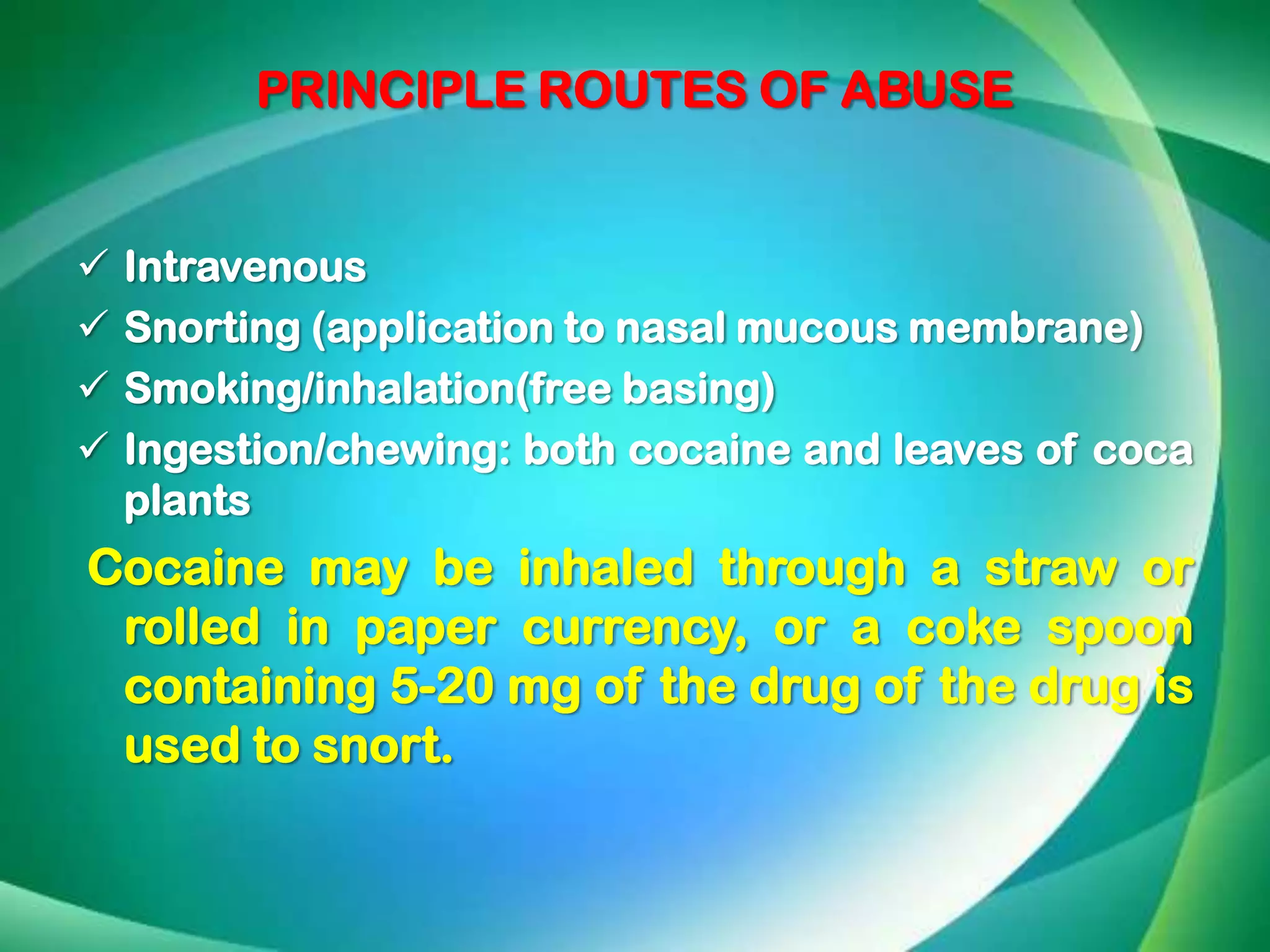 Cocaine final | PPTX