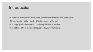 cocaine forensic medicine and toxicology | PDF