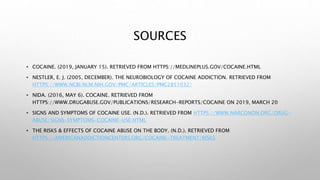 Cocaine teachback | PPT