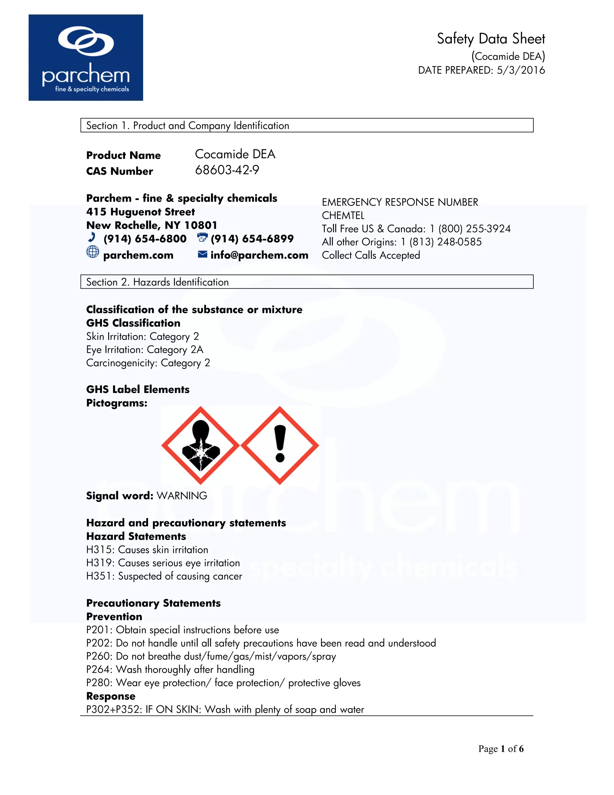 Cocamide DEA MSDS.pdf