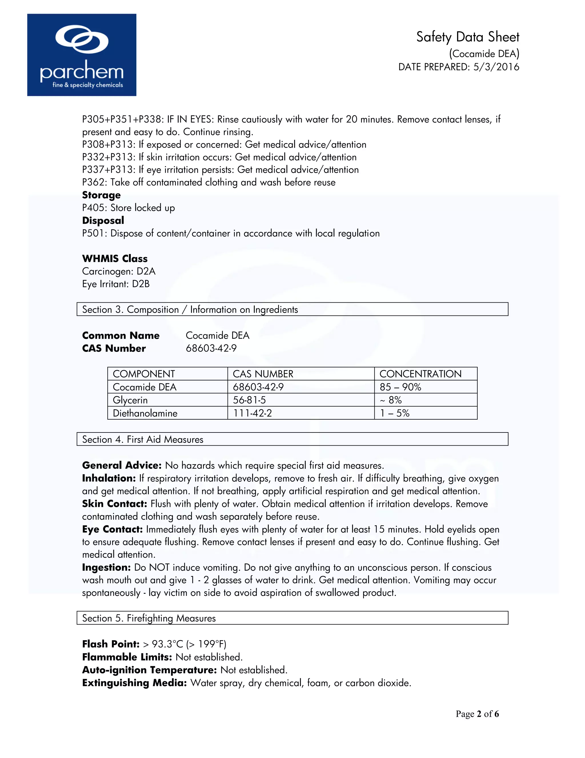 Cocamide DEA MSDS.pdf