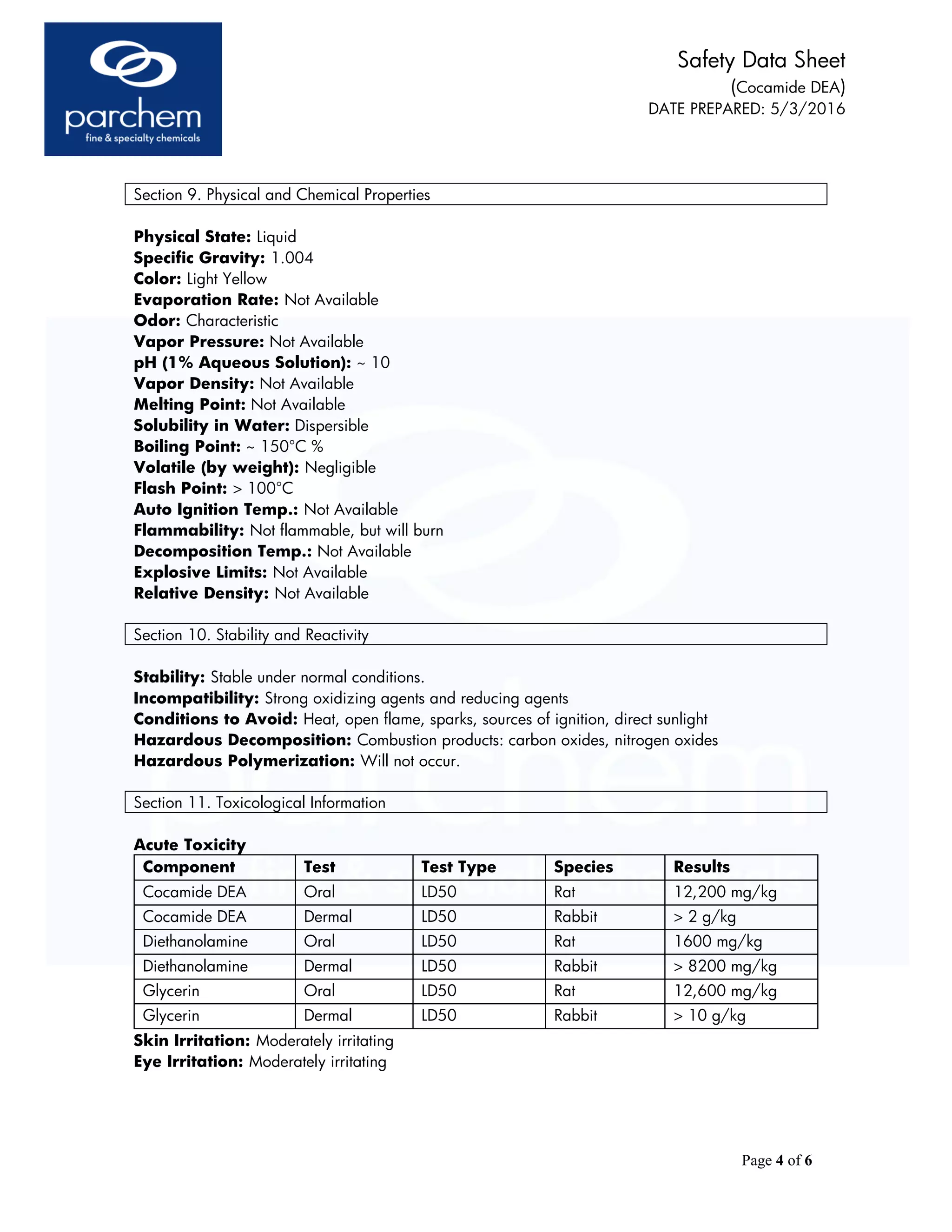 Cocamide DEA MSDS.pdf
