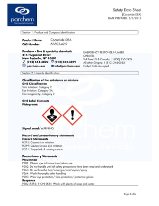 Cocamide DEA MSDS.pdf