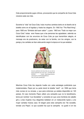 Coca pepsi | PDF