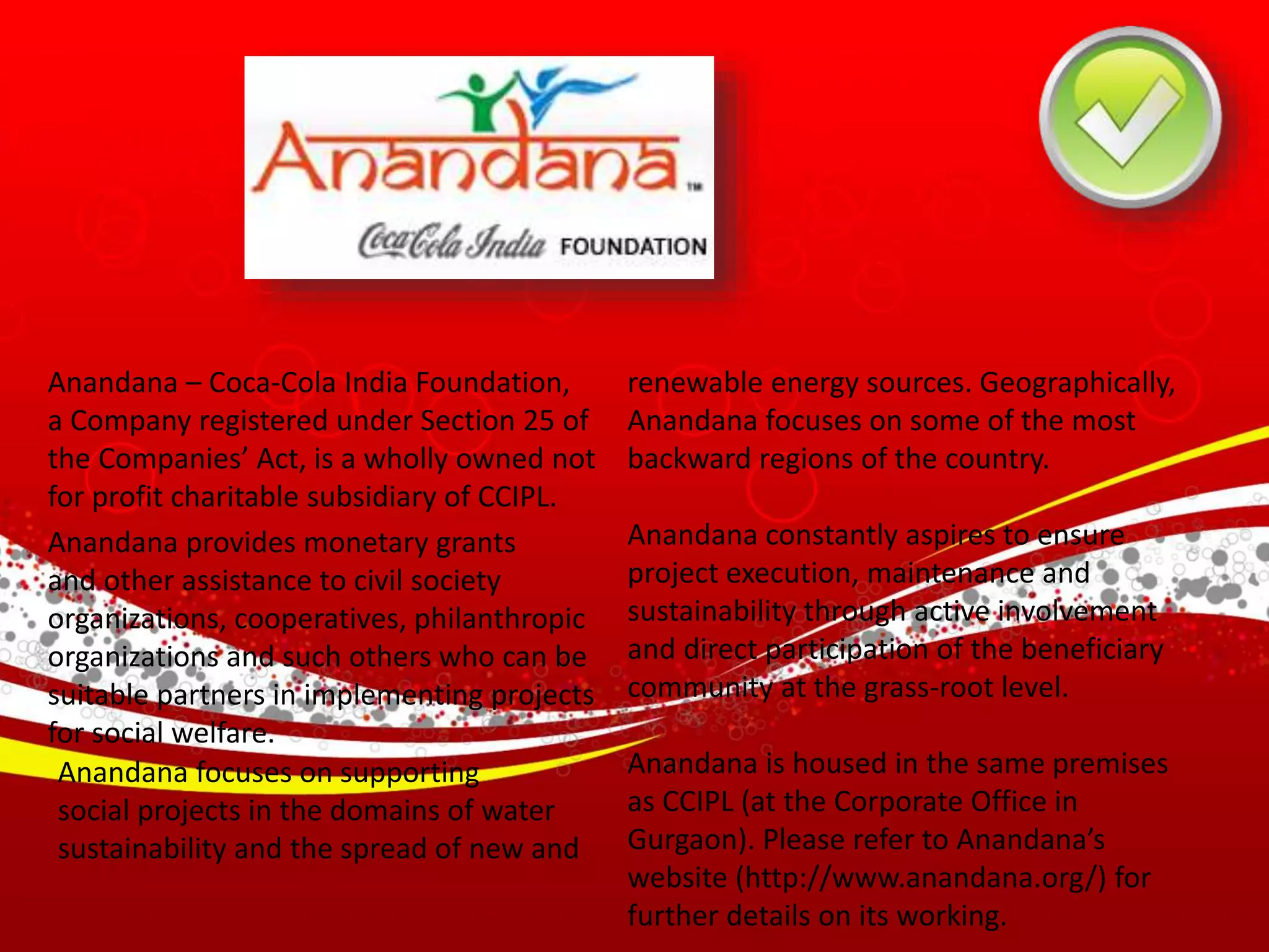 Coca-Cola positive and negative impacts on India | PPTX