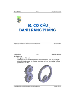 Co cau banh rang | PDF
