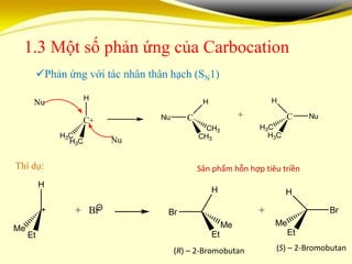 Co cau goc tu do, carbanion, carben, carbocation | PPTX