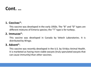 Coccidia_Vaccines_Egypt_Market_Overview | PPTX